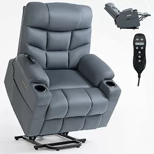 350 LBS Power Lift Recliner Chair, Heavy Duty Motion Mechanism with 8 ...