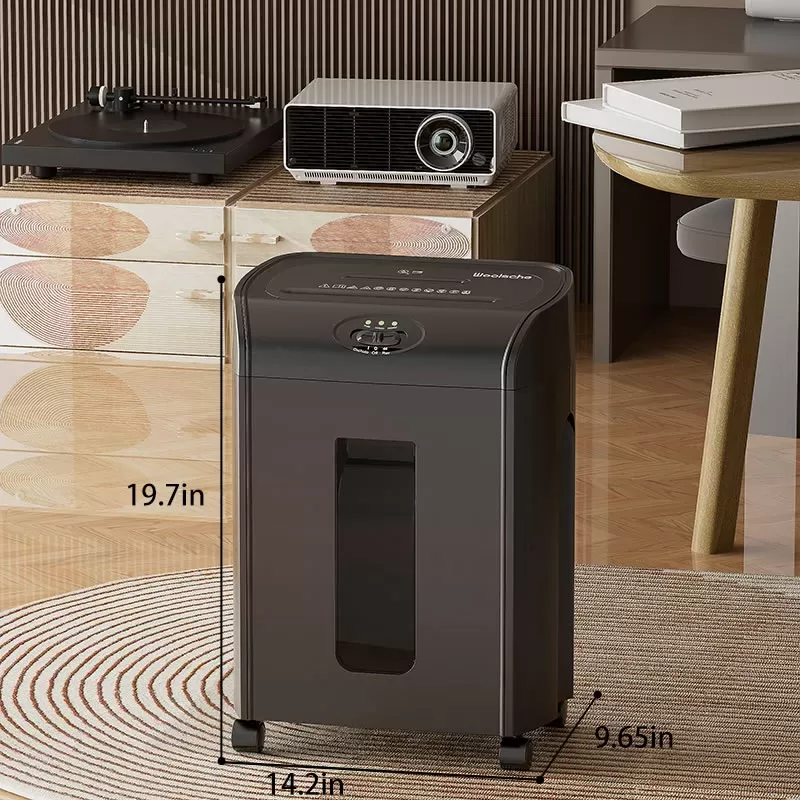 Paper Shredder Heavy Duty Micro Cut Low Working Noise High Security P5 ...